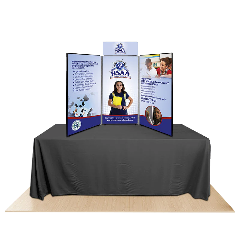 Panel Table Top Displays - Affordable Exhibit Displays